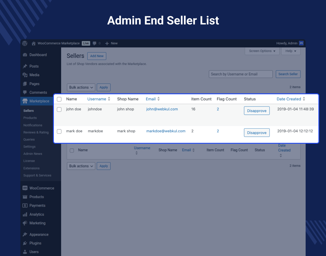 WordPress WooCommerce Multi Vendor Marketplace Plugin by Webkul | CodeCanyon